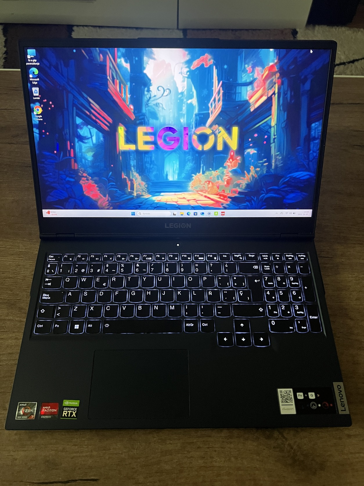 Lenovo Legion Brutál Gamer Laptop 2K 165Hz Ryzen 7 5800H 16GB 1TB SSD ...