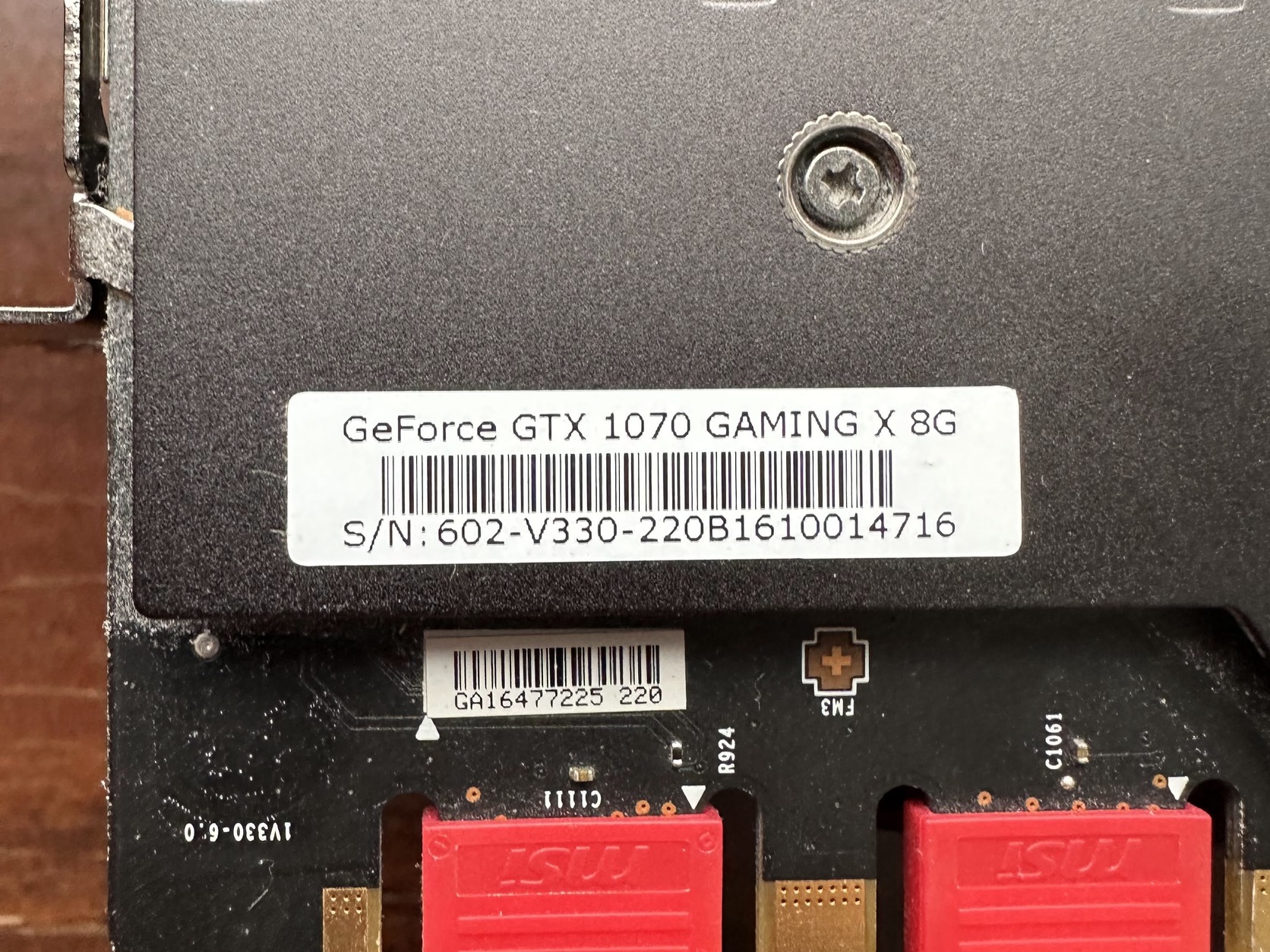 MSI GeForce GTX 1070 Gaming X 8G - Dobozával - HardverApró