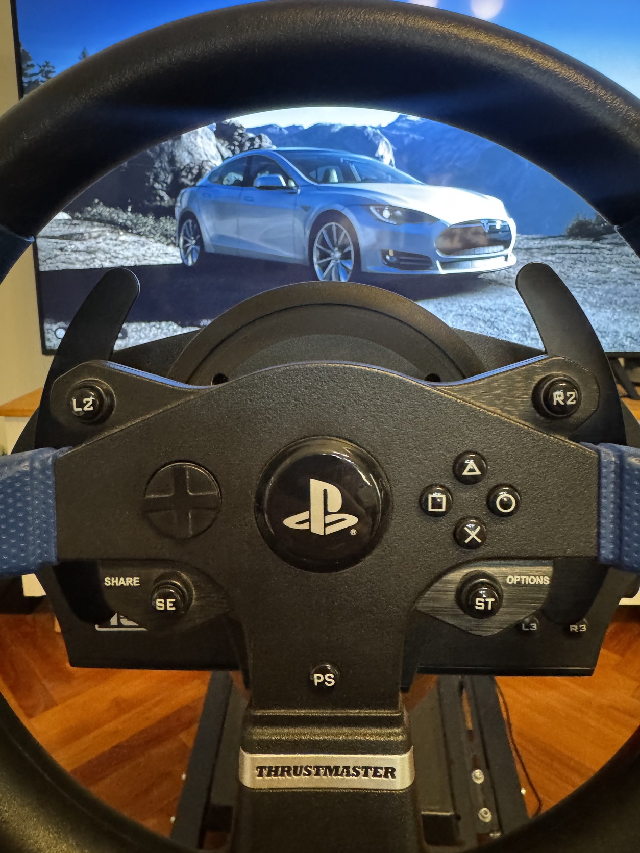 Thrustmaster T150 RS Pro (T3PA pedál) + Next Level Racing Wheel Stand ...