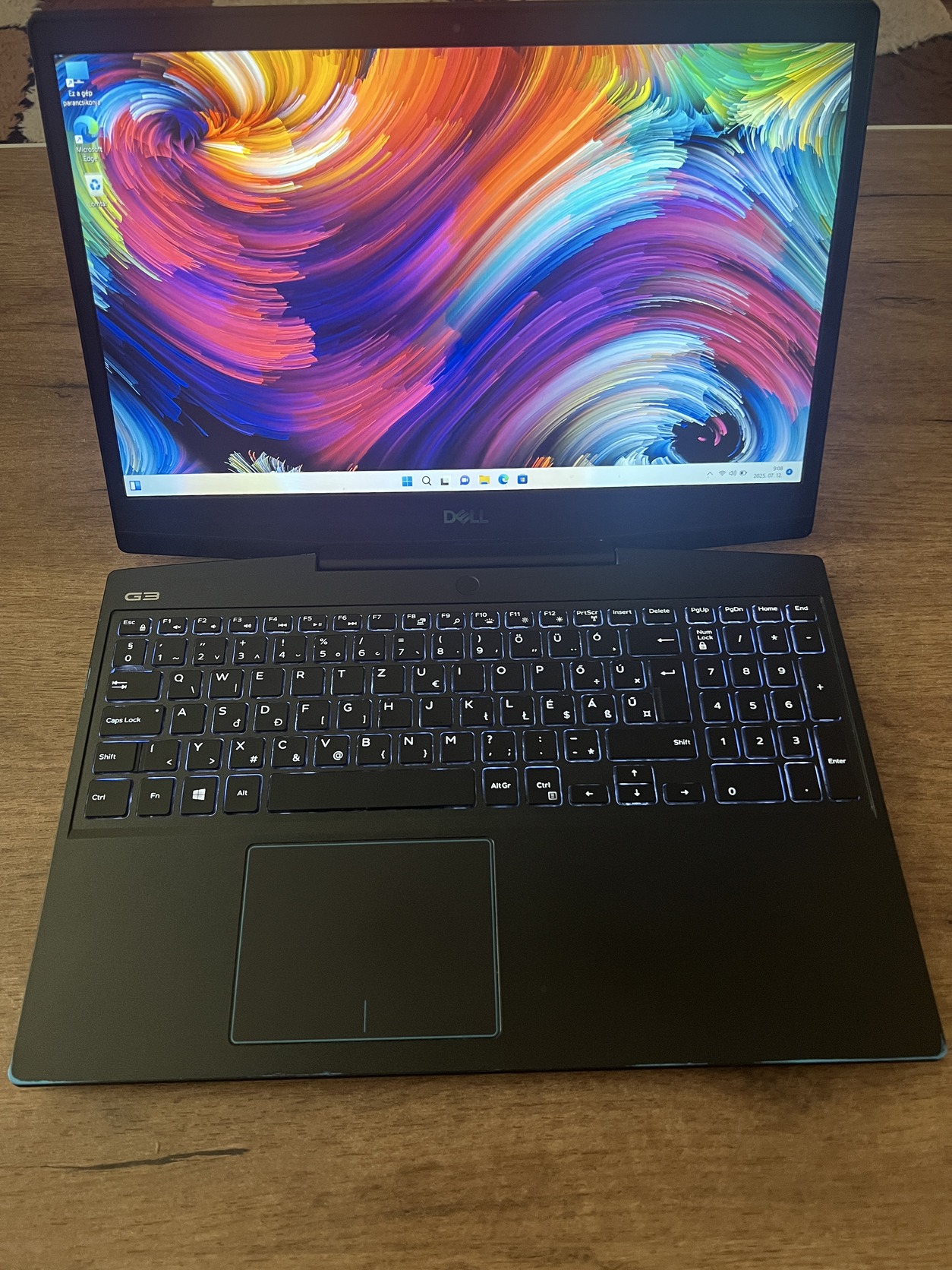 Dell G3 Magyar Gamer Laptop 120Hz i5 10300H 16GB DDR4 512GB SSD GTX ...