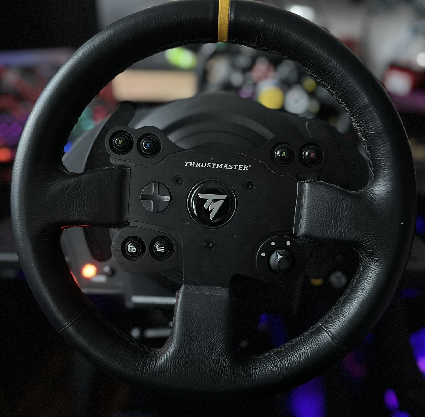 Thrustmaster TX Leather Edition + Thrustmaster Ferrari F1 Wheel Add-On ...