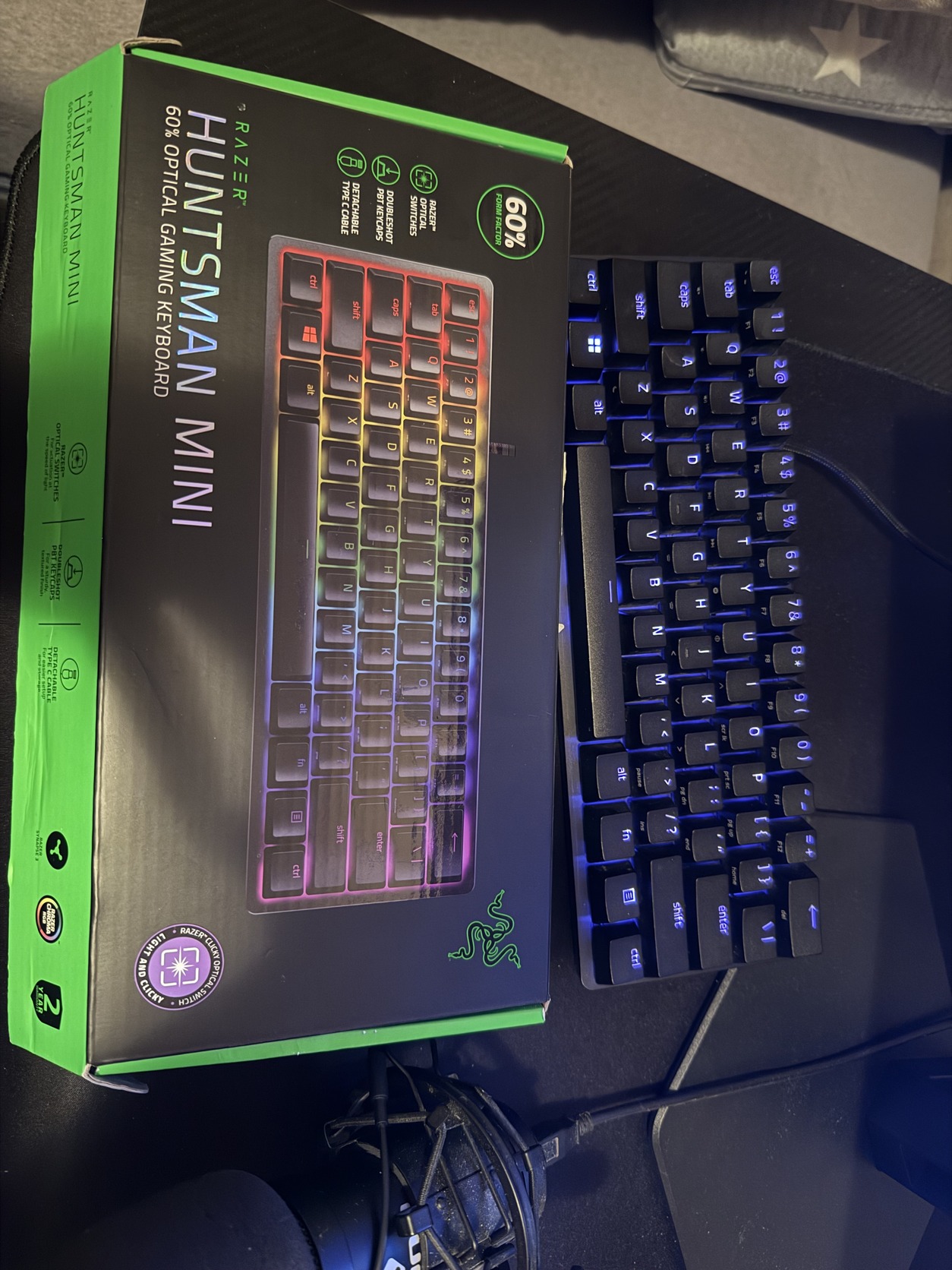 Razer Huntsman mini purple switch 60%os - HardverApró