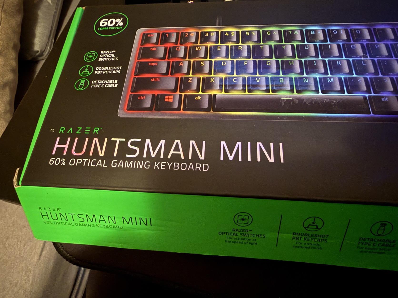 Razer Huntsman mini purple switch 60%os - HardverApró
