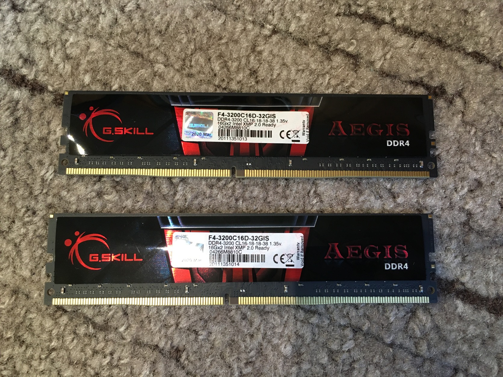 G.SKILL Aegis 32GB 3200Mhz CL16 DDR4 (2x16GB KIT) - HardverApró