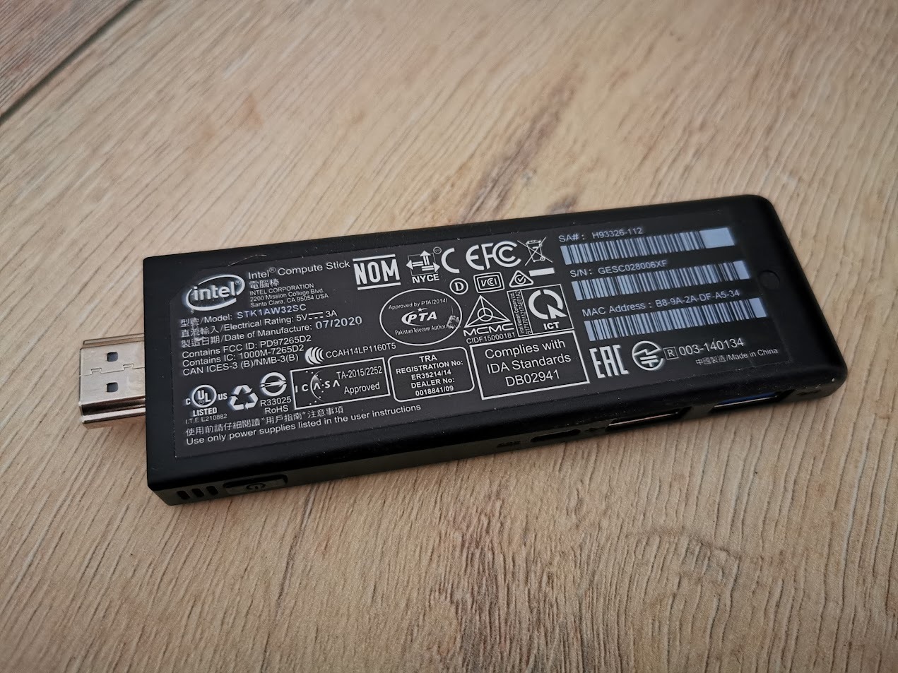 AKCIÓ!!! 9,990 FT KARÁCSONYIG! NUC Intel Compute Stick 64bit STK1A32SC ...