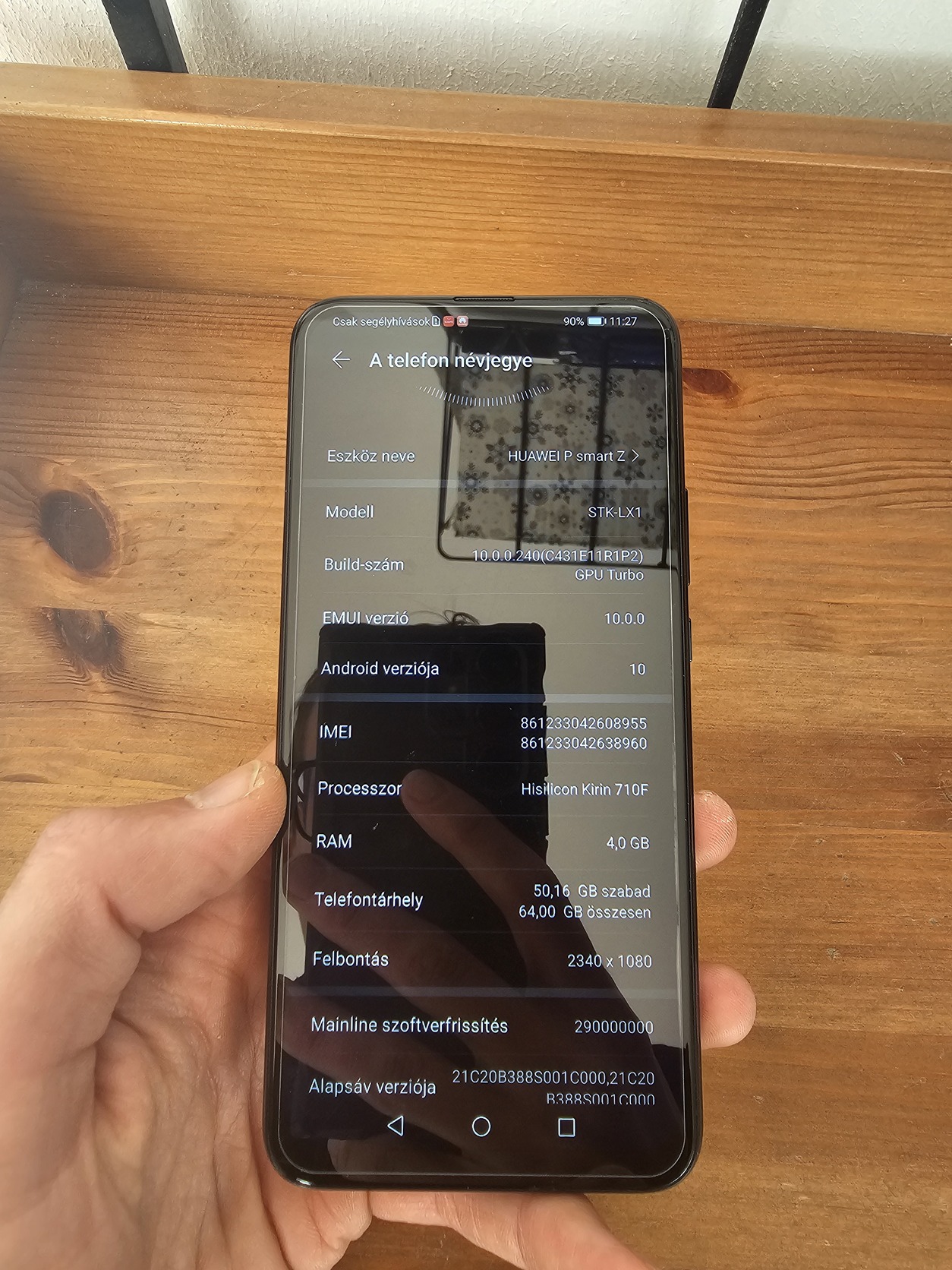 Huawei P Smart Z 4/64Gb DualSim Szép állapotú eladó - HardverApró