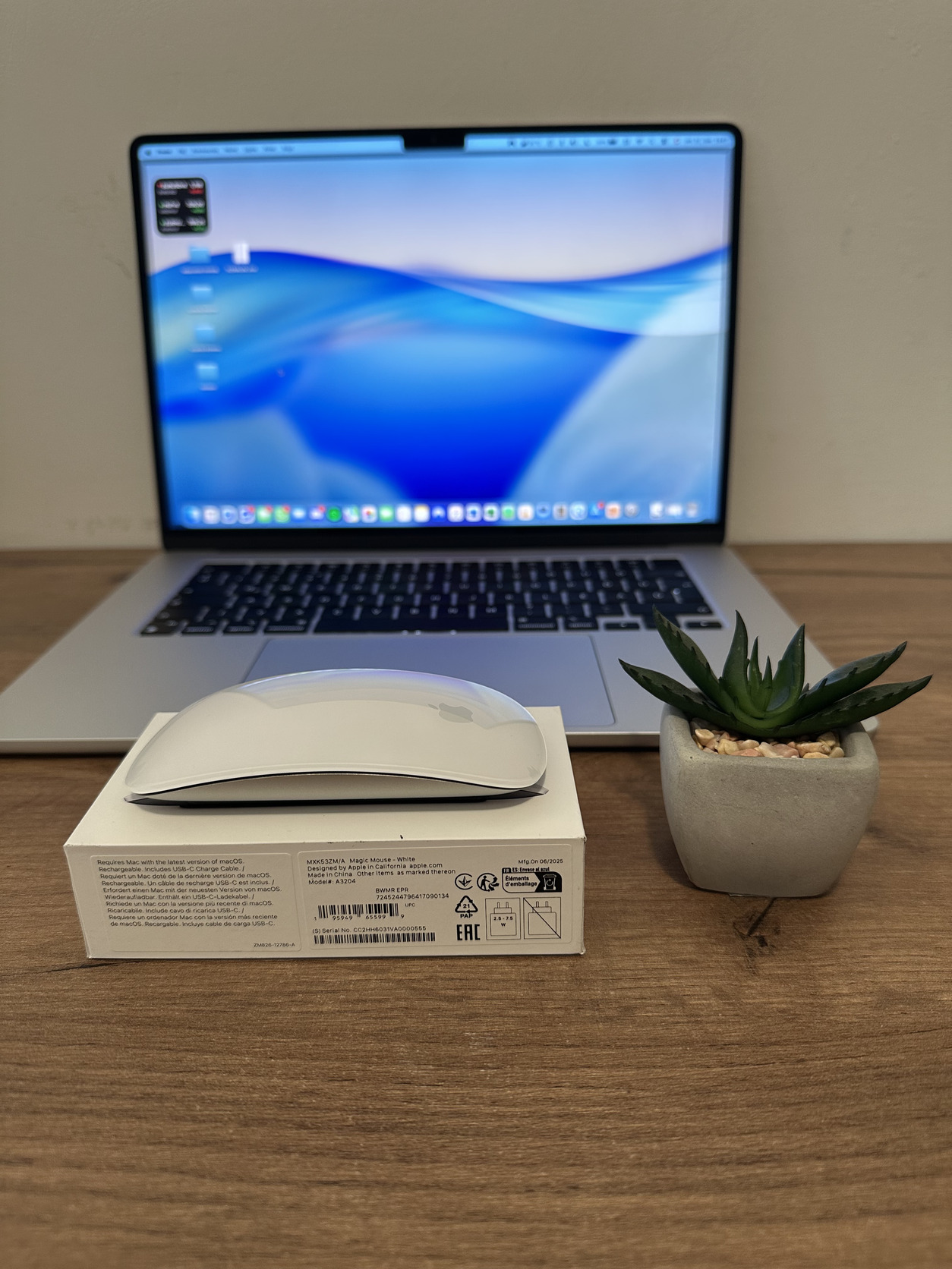 Apple Magic Mouse 2024 (MXK53ZM/A) - Fehér - HardverApró