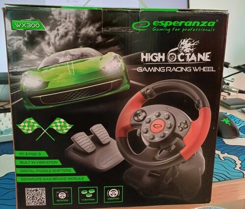 Esperanza Steering Wheel High Octane - HardverApró