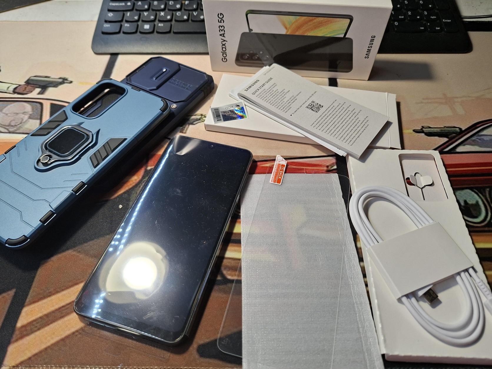 Eladó Samsung Galaxy A33 6/128GB DS telefon - HardverApró