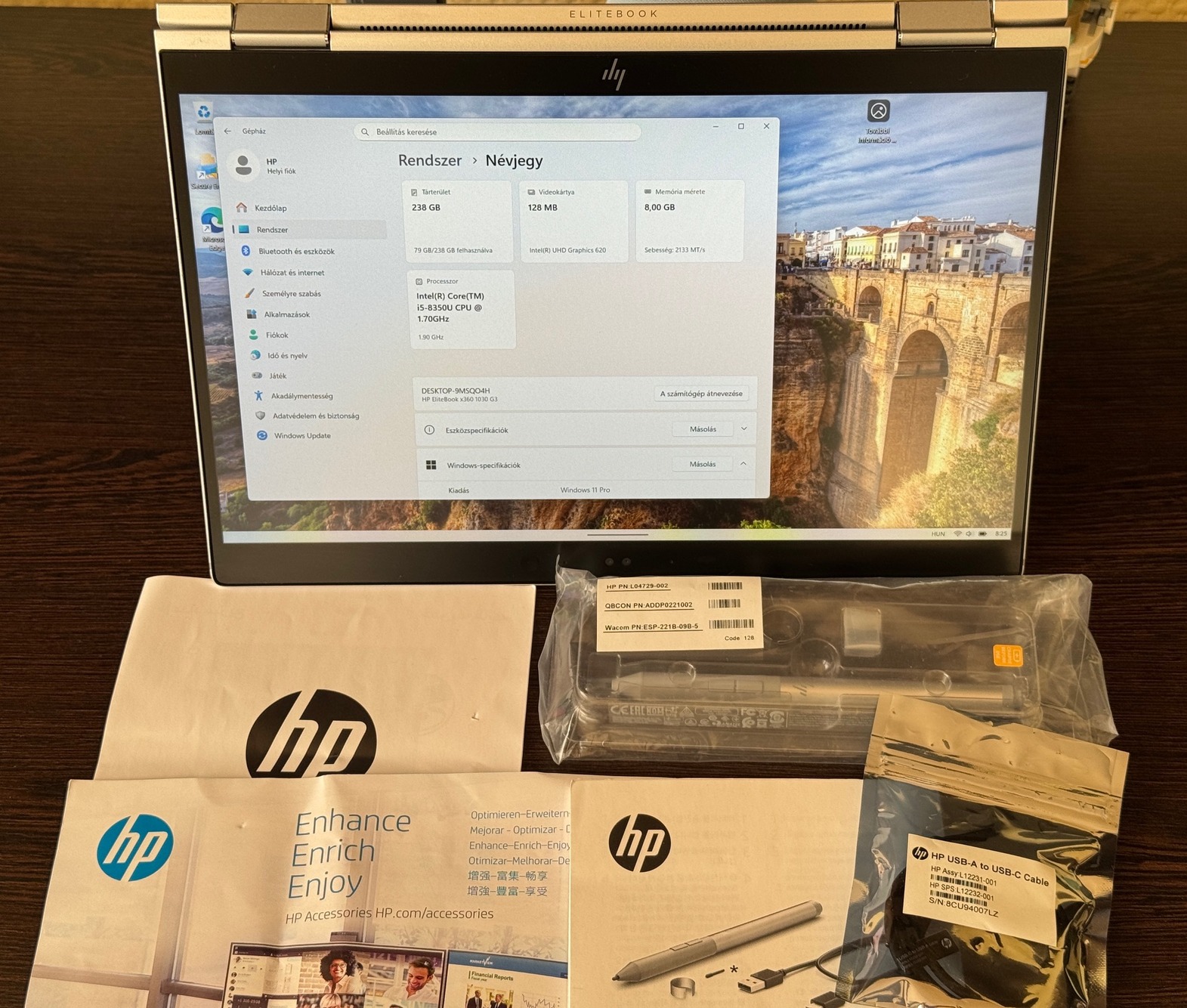 Eladó HP Elitebook x360 1030 G3 2in1 notebook + HP toll - HardverApró