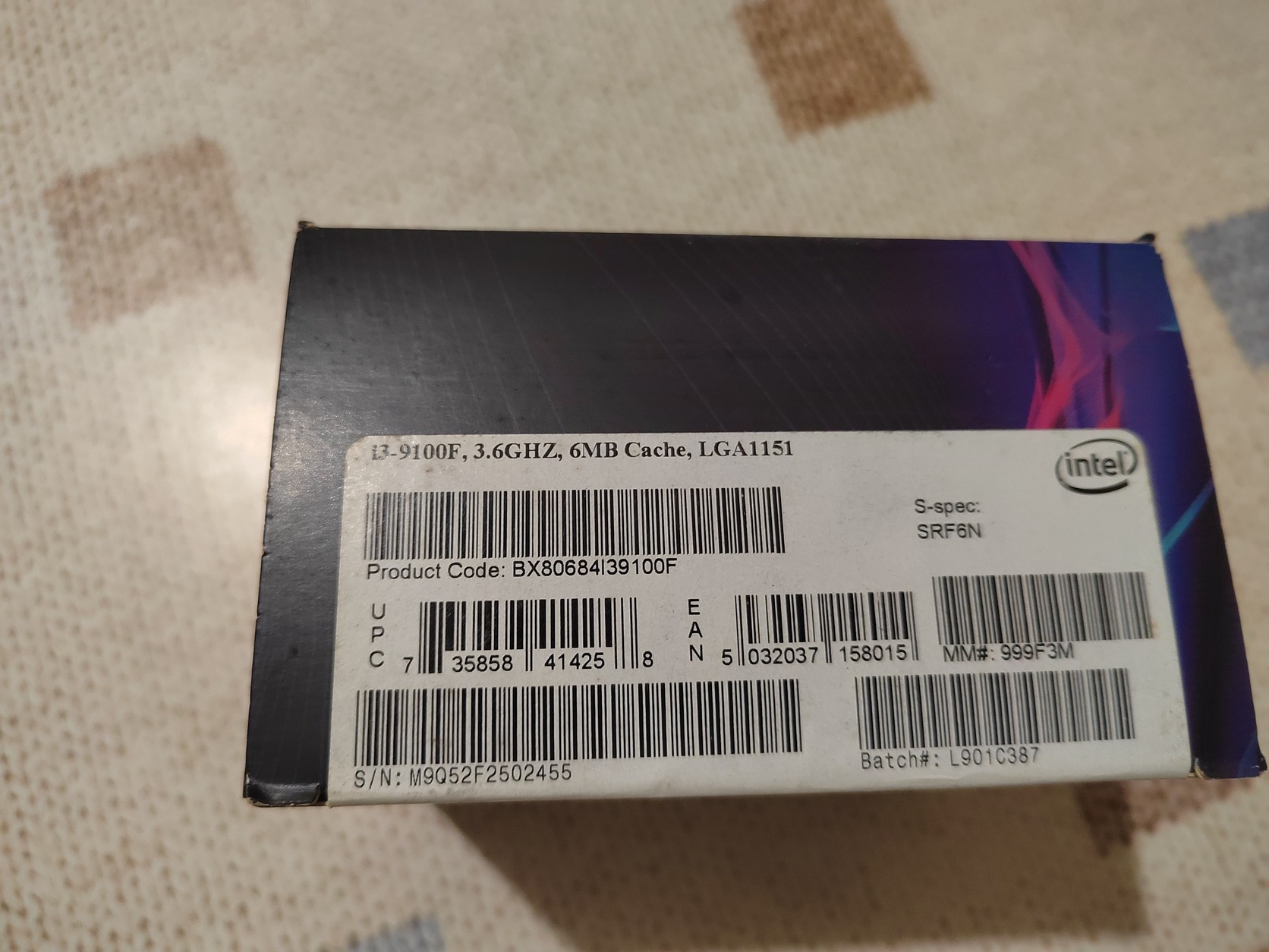 Intel i3 9100F 3.6Ghz 9.generációs processzor - HardverApró