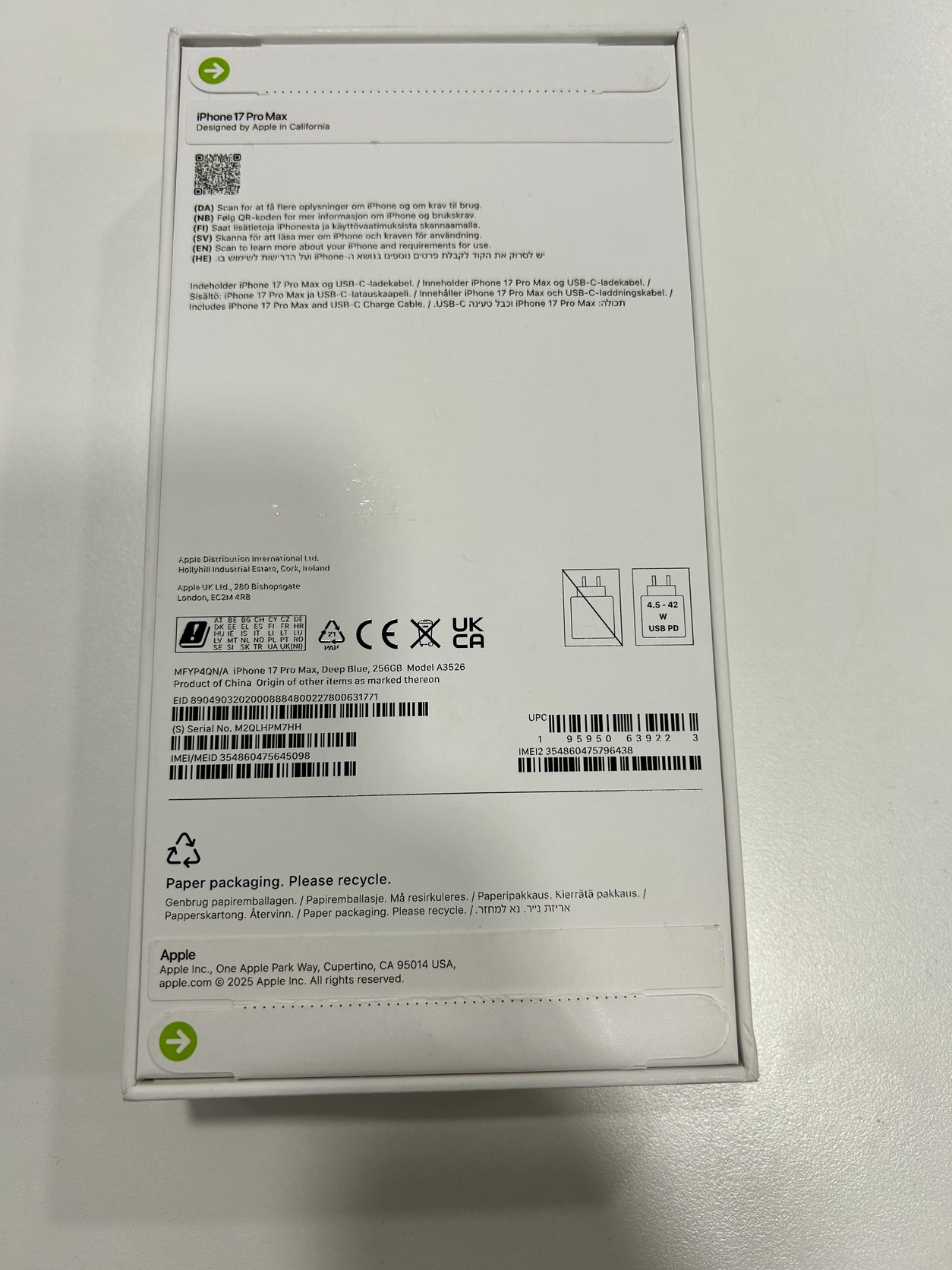 Üzletből! Új Bontatlan iPhone 17 PRO MAX 256GB Deep Blue + Beszámítás ...