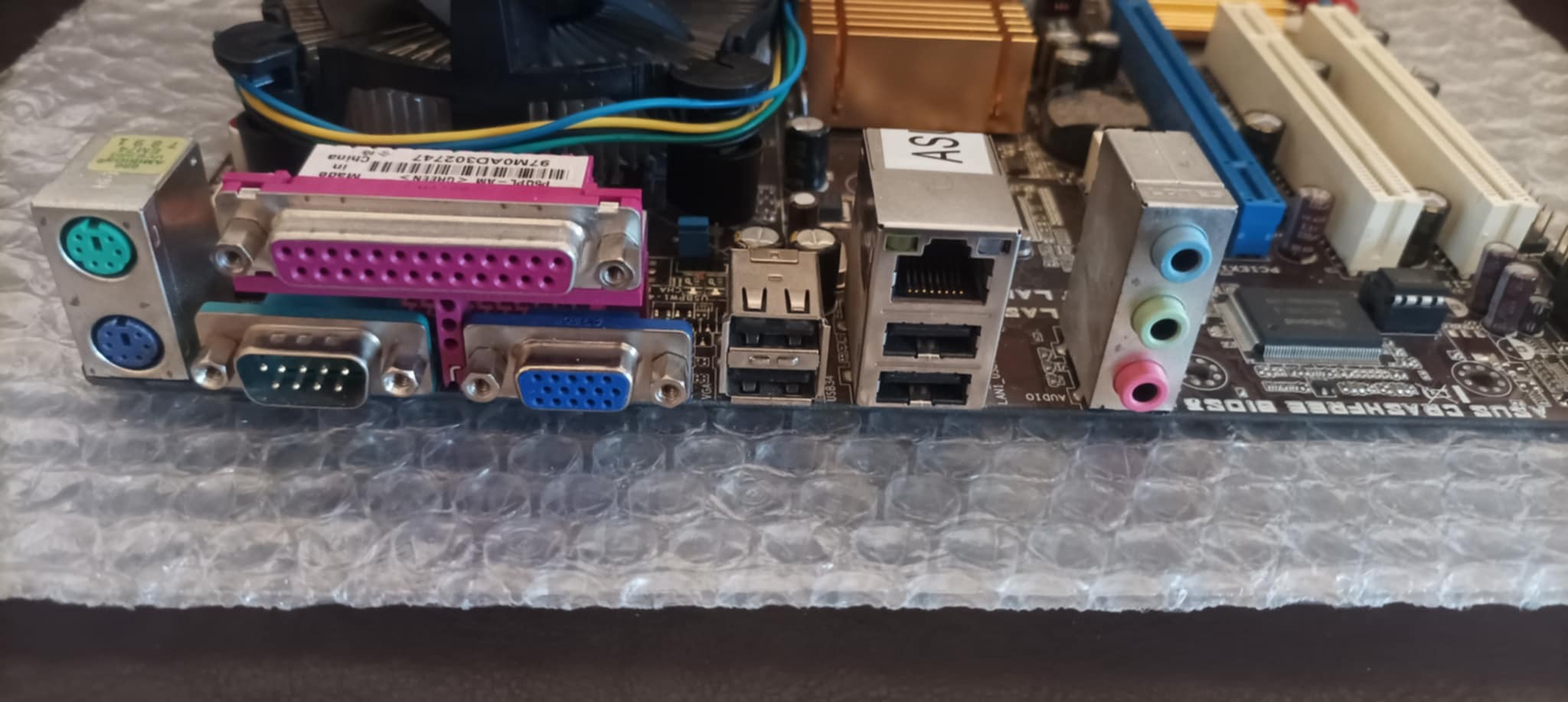 Asus P5QPL-AM LGA775 +Intel Core 2 Duo E7500+2x2GB DDR2 1066 Mhz-es ...