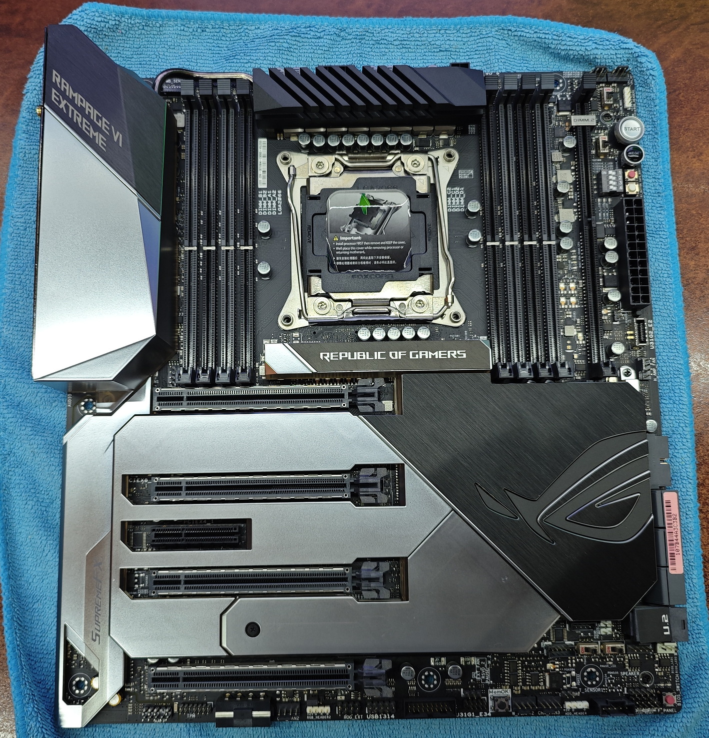 Asus Rog Rampage VI Extreme Highend alaplap igazi ritkaság eladó ...