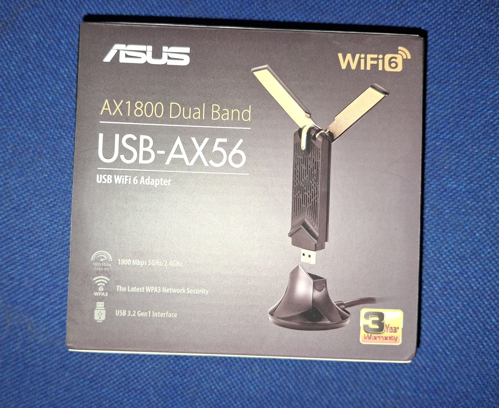 Asus USB-AX56 wifi 6 adapter (garis) - HardverApró