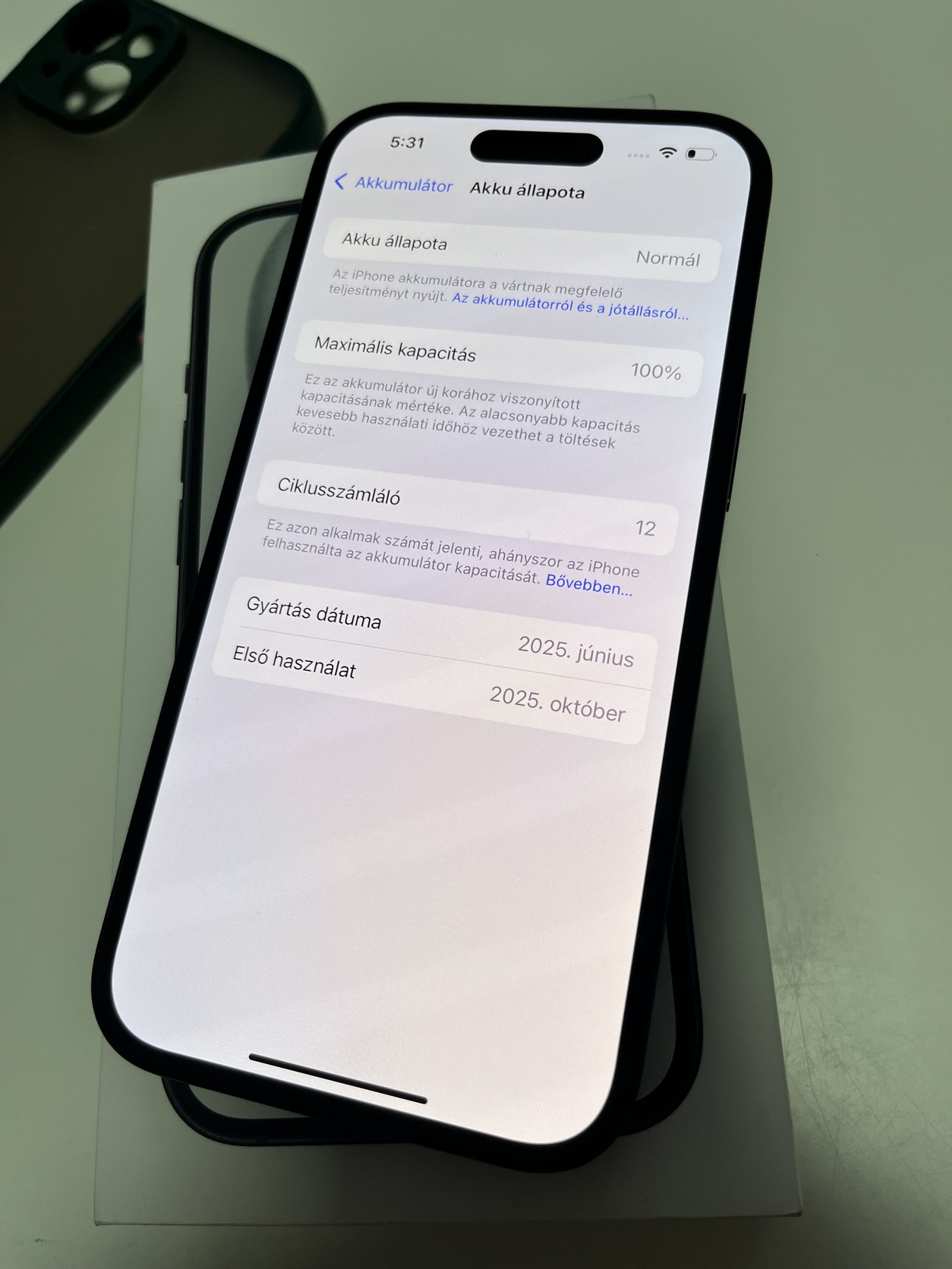 iPhone 15 128GB Új állapot! 12 töltési ciklus! - HardverApró