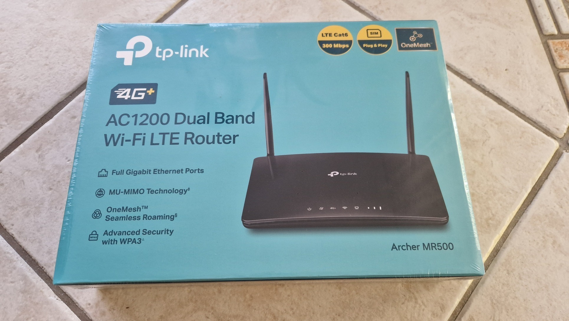 TP-link Archer MR500 4G+Cat6 AC1200 Gigabit Mesh SIM-KÁRTYÁS Router(új ...