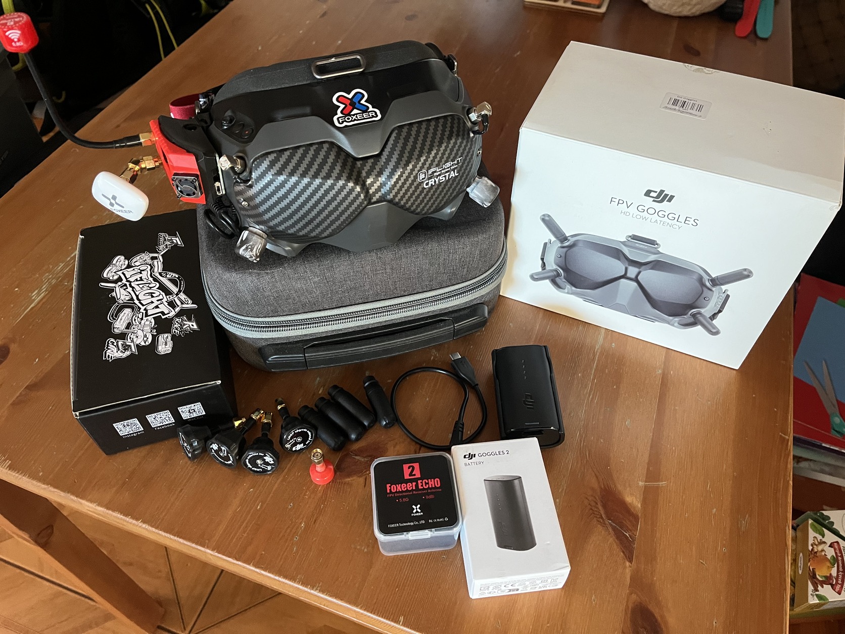 DJI goggles v1 FPV szemüveg Analóg modullal - HardverApró