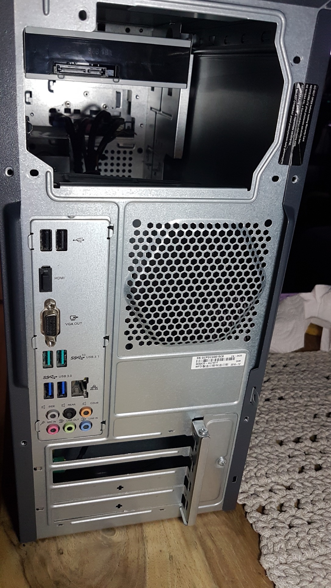 HIBÁS FÉLKONFIG EGYBEN - ASUS M32CD - I5 6400 + ASUS H110 +ASUS HÁZ ...
