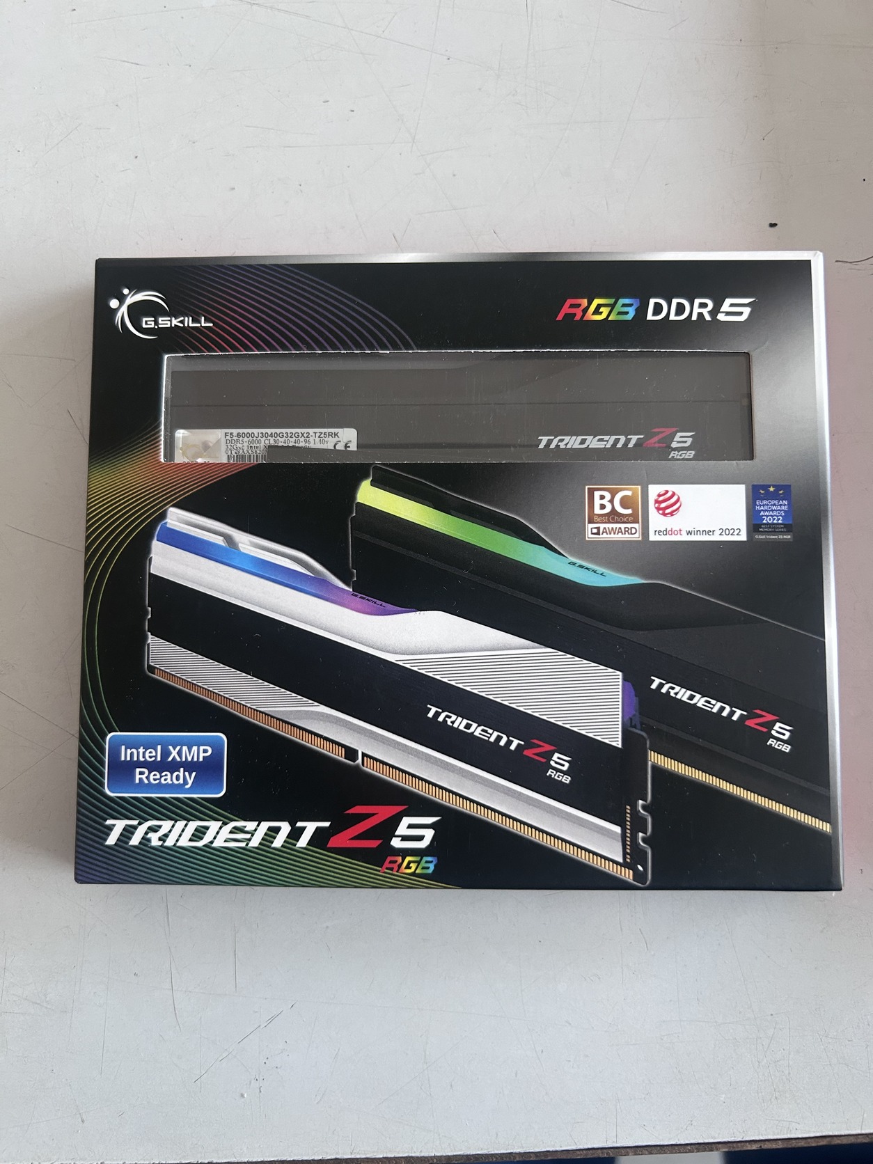 DDR5-6000 CL30 GSkill Trident Z5 RGB 2x32GB - HardverApró