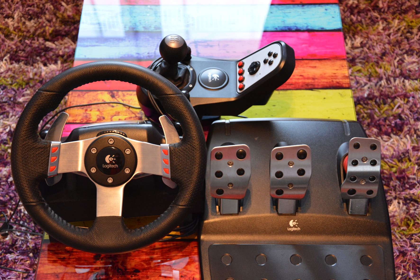 Eladó kiváló Logitech G27 kormány! PC PS3 - HardverApró