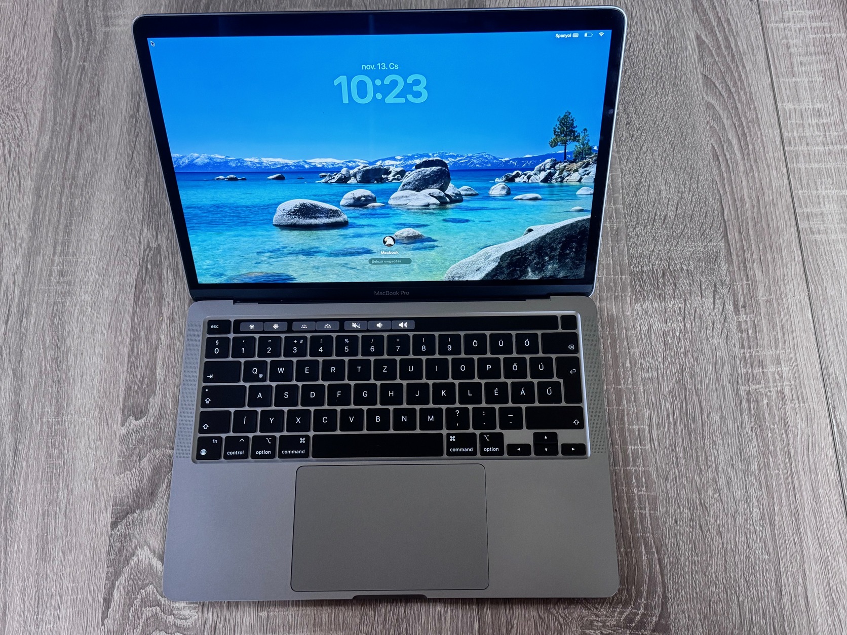 MacBook Pro 13" (2020) TB i5 2,0GHz, 16GB ram, 512GB ssd, magyar ...