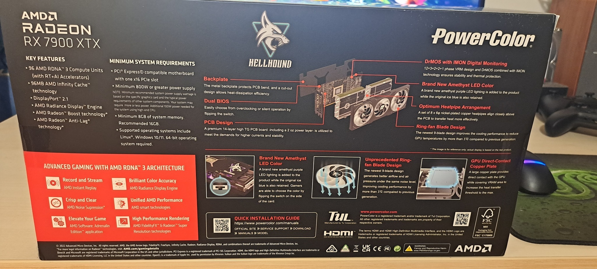 Bontatlan PowerColor RADEON RX 7900 XTX HellHound (24gb) - HardverApró