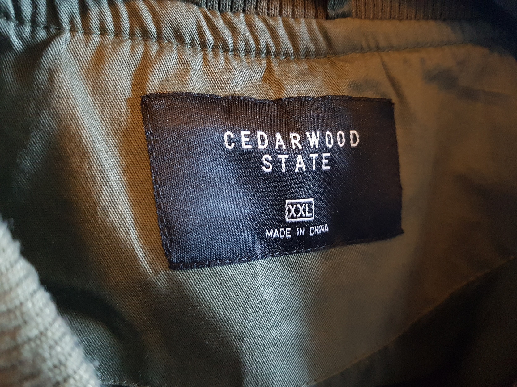 Cedarwood State XXL zöld férfi bomber dzseki - HardverApró