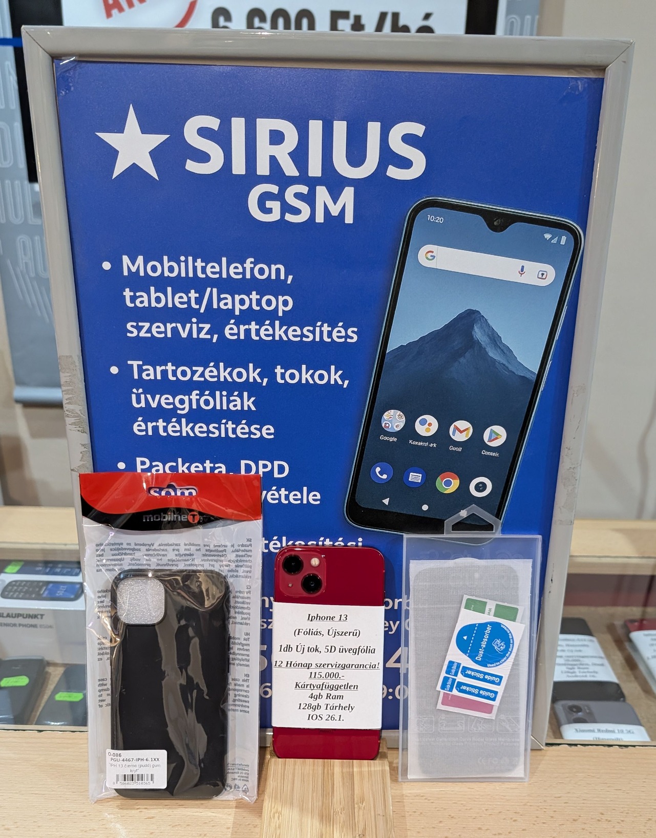 iPhone 13, 128GB, Független, 100% akku, 1 Év Garancia! (Patika, Újszerű ...