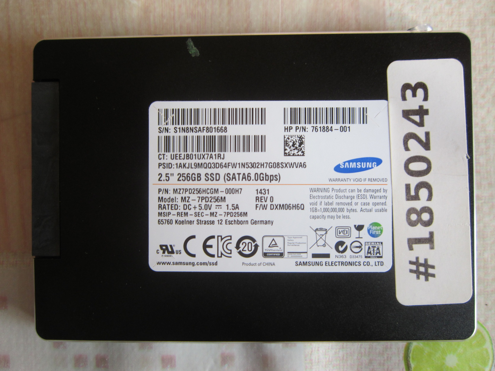 Samsung SATA3 használt SSD 256GB 100/66%-os Hódmezővásárhely / Easybox ...