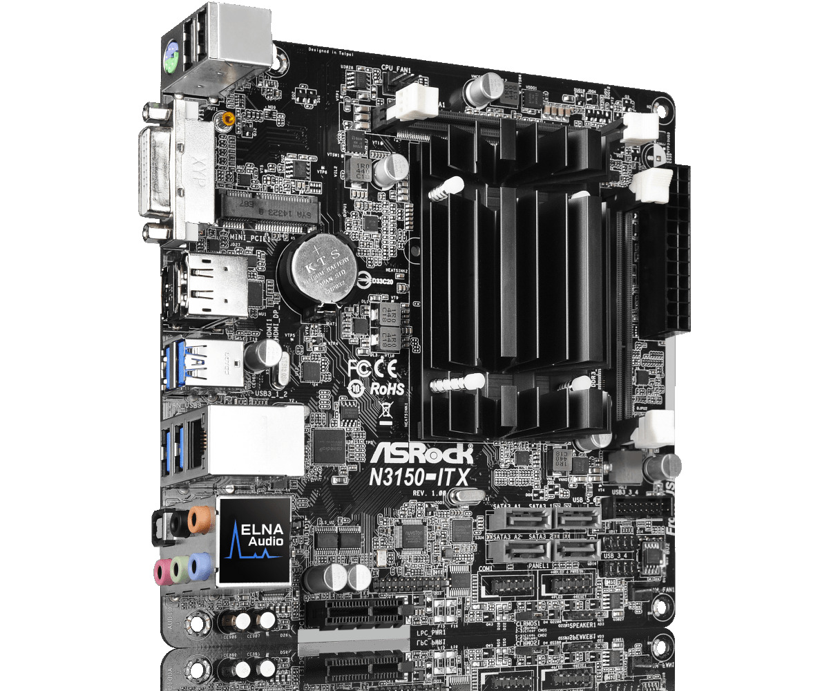 Asrock N3150-itx alaplap + 4gb RAM + 2TB WD Green HDD - HardverApró