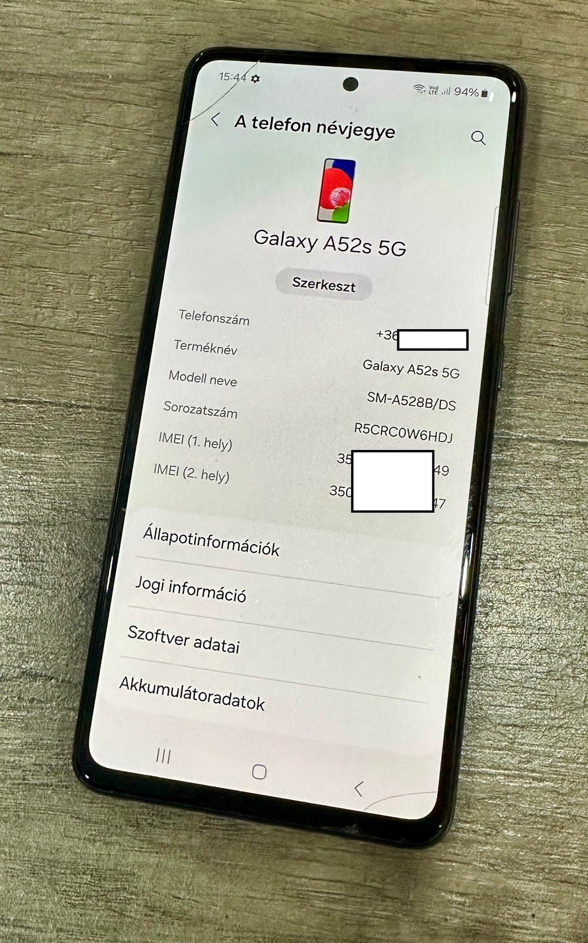 Samsung Galaxy A52s 5G kártyafüggetlen 6/128GB Dual Sim SM-A528B/DS - 1 ...