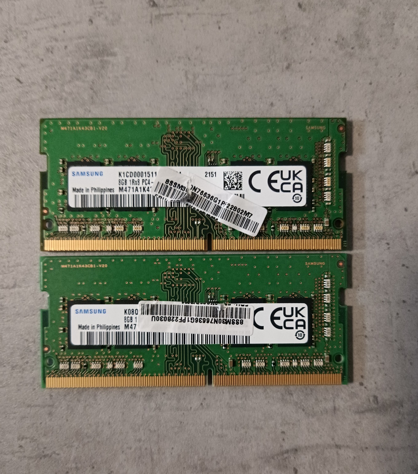DDR4 2 x 8 GB (16 GB) 3200 mhz Samsung notebook ram memória - HardverApró