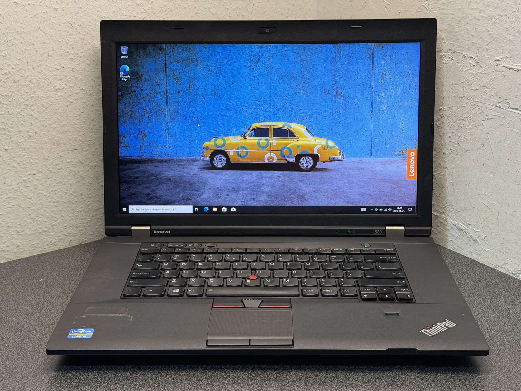 Bomba ár! Lenovo ThinkPad L530 - i5-3G I 8GB I 500GB +16SSD I 15,6" HD+ ...