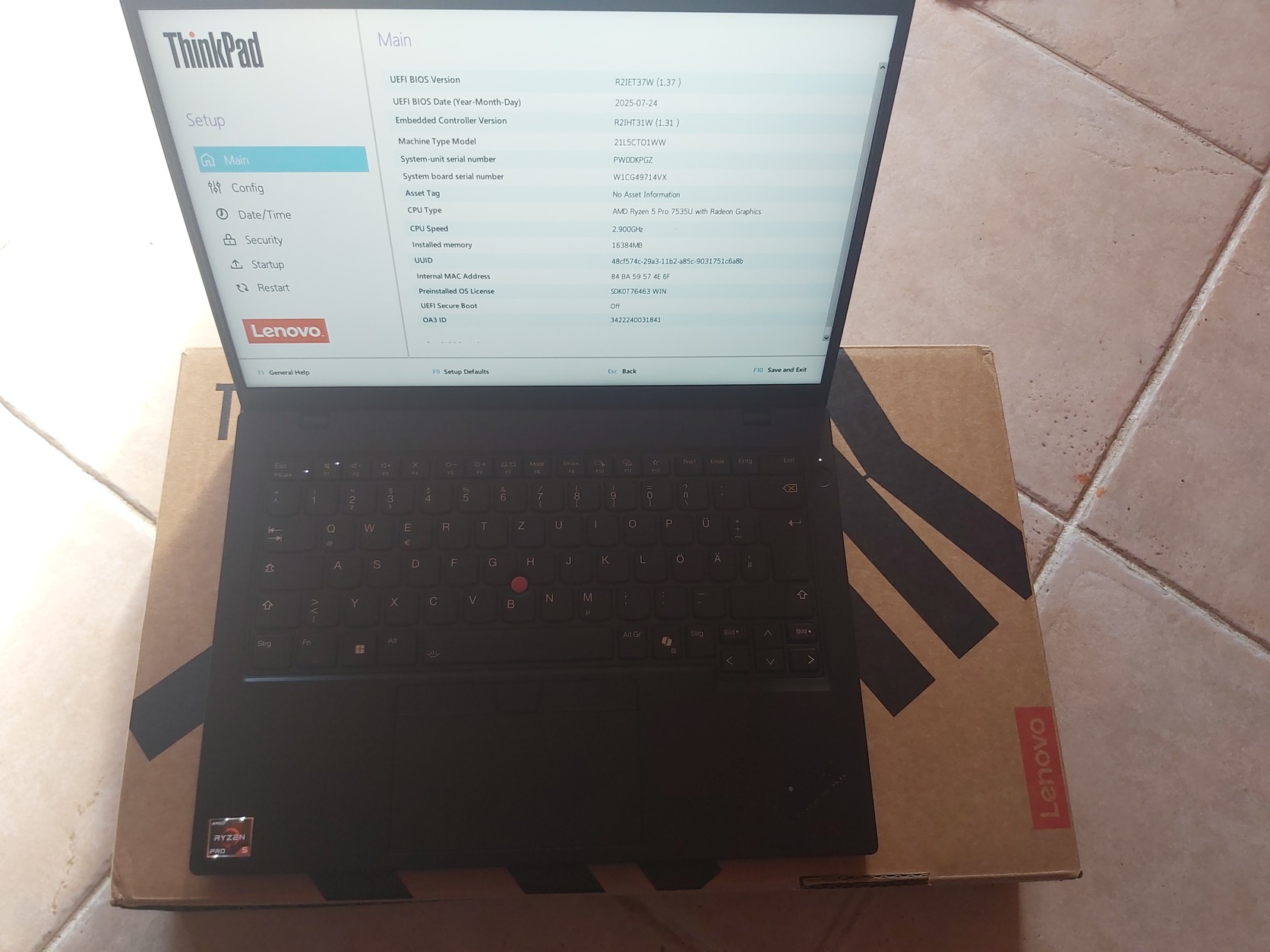 Thinkpad L14 Gen 5 AMD 7535U - HardverApró