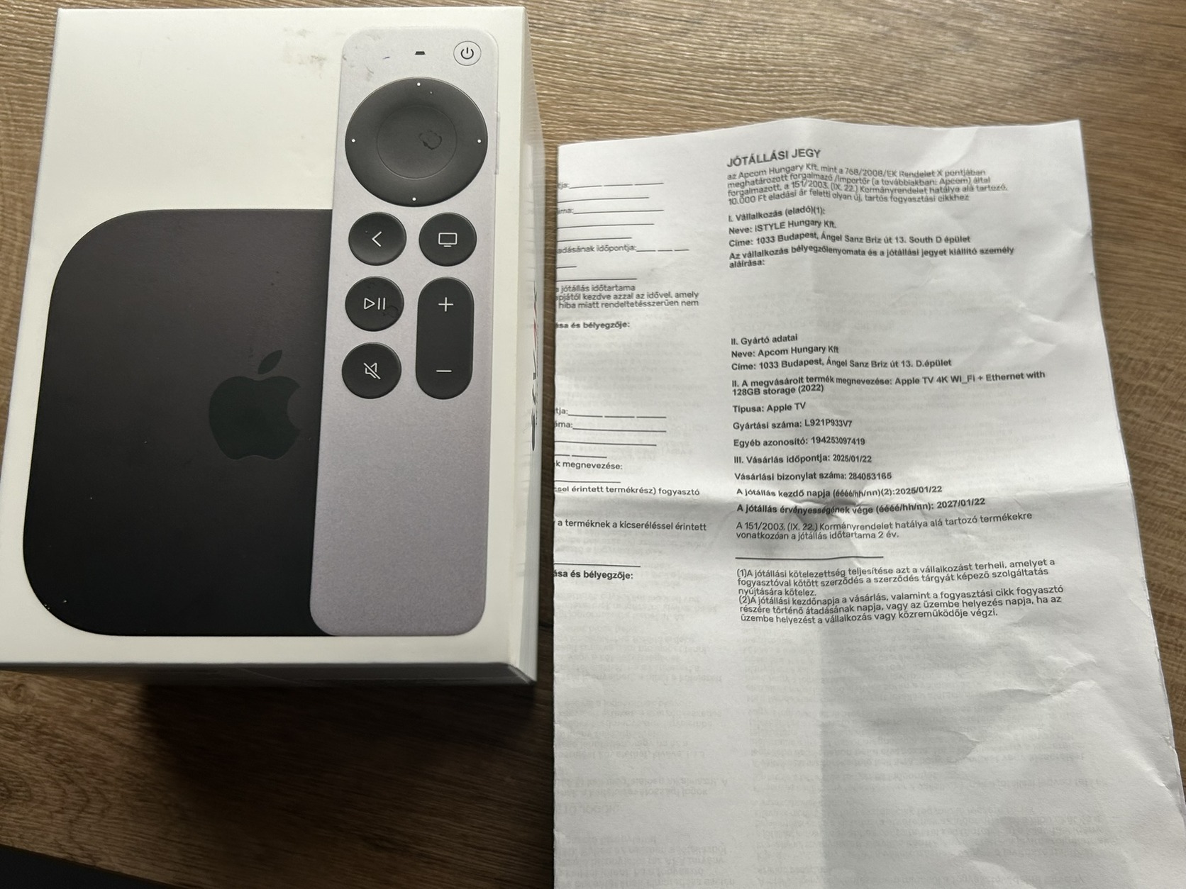 Apple TV 4K 2022 128 GB Wi-fi + Ethernet A2843 MN893MP/A 3.gen Gari ...