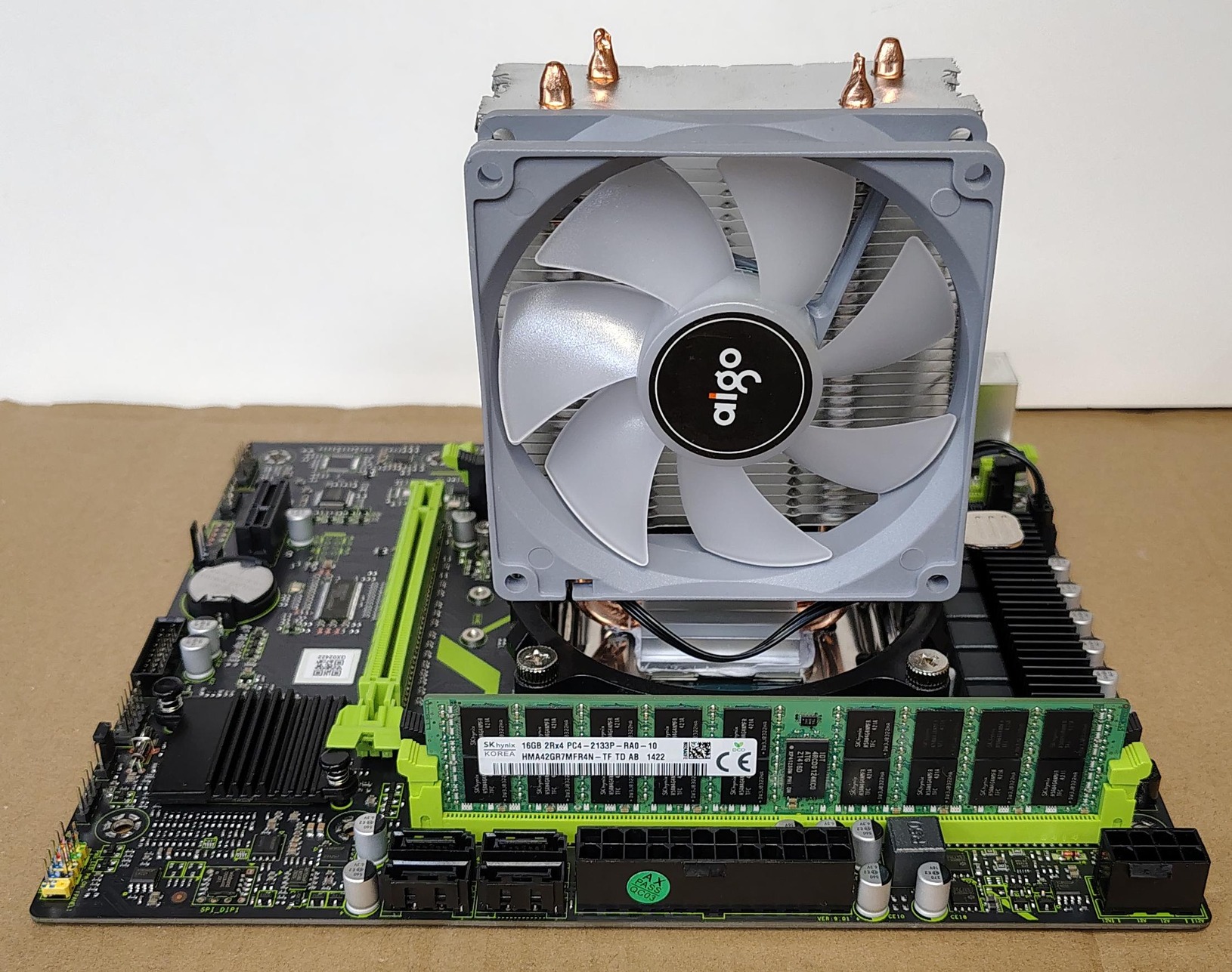 SOYO X99-P4 alaplap+Intel E5-2630V4 10mag Proc+16GB DDR4 memória+Hütés ...