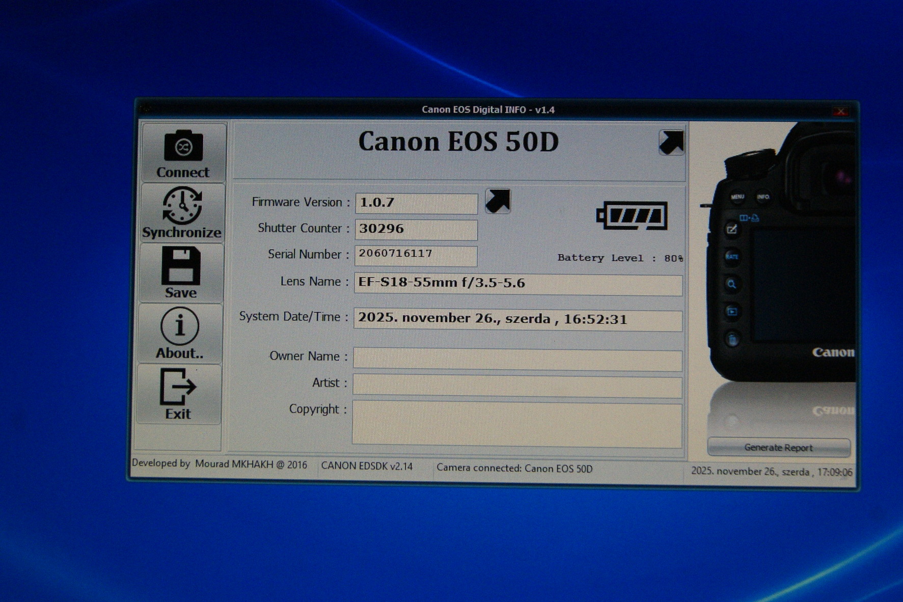 Canon EOS 50D fotós szett 2 obival portré markolattal 4 akkuval ...