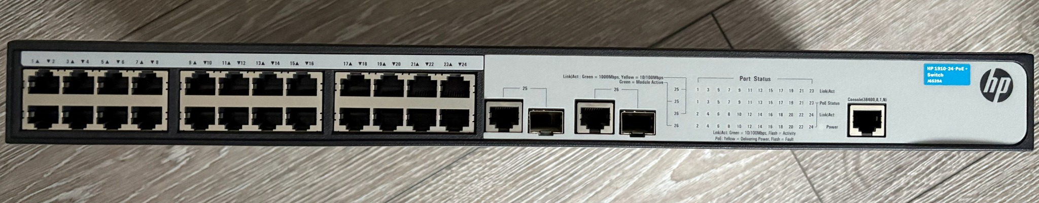 Eladó HP 1910-24-PoE+ JG539A Switch - HardverApró