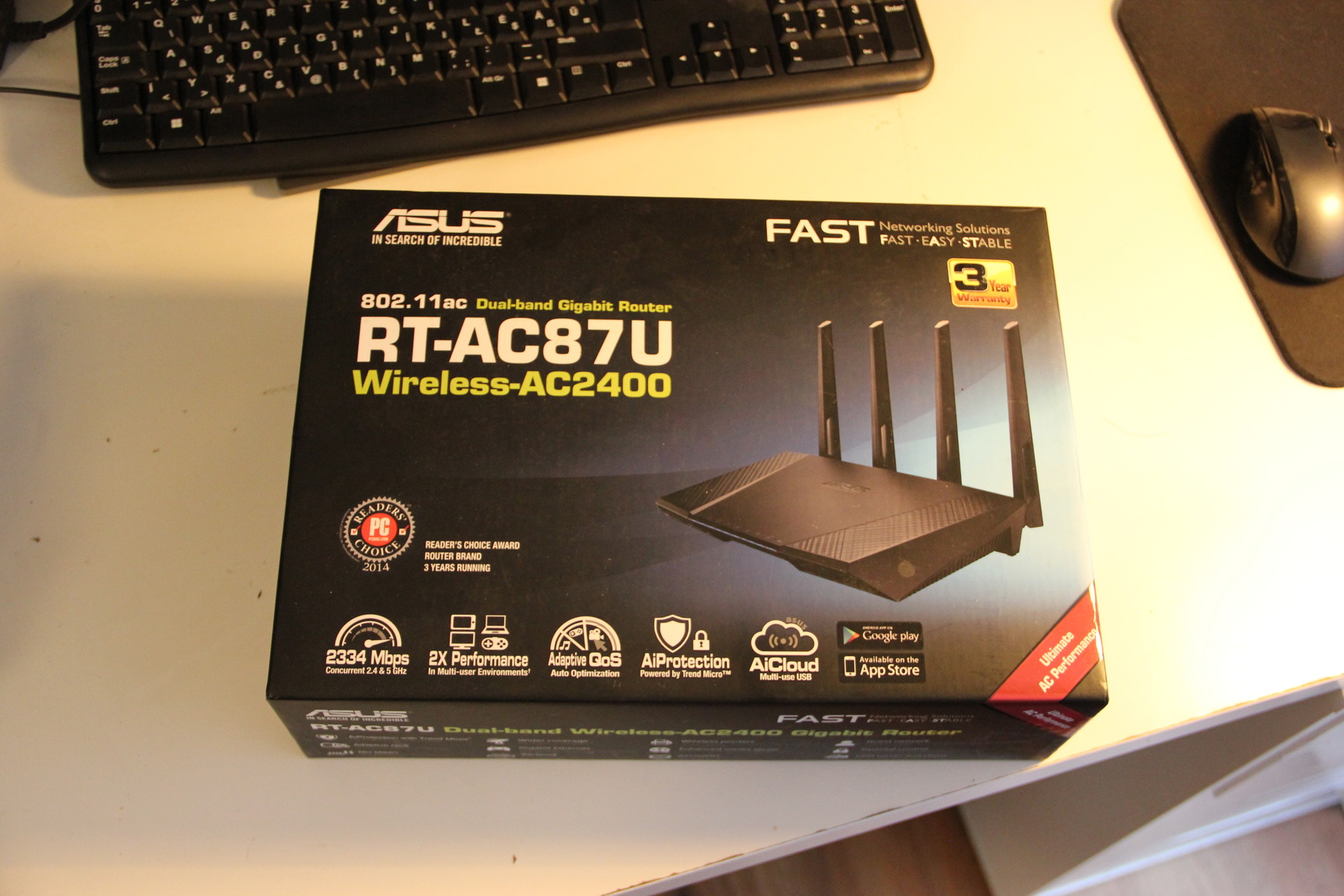 ASUS RT-AC87U /2.4ghz + 5ghz/ router - HardverApró