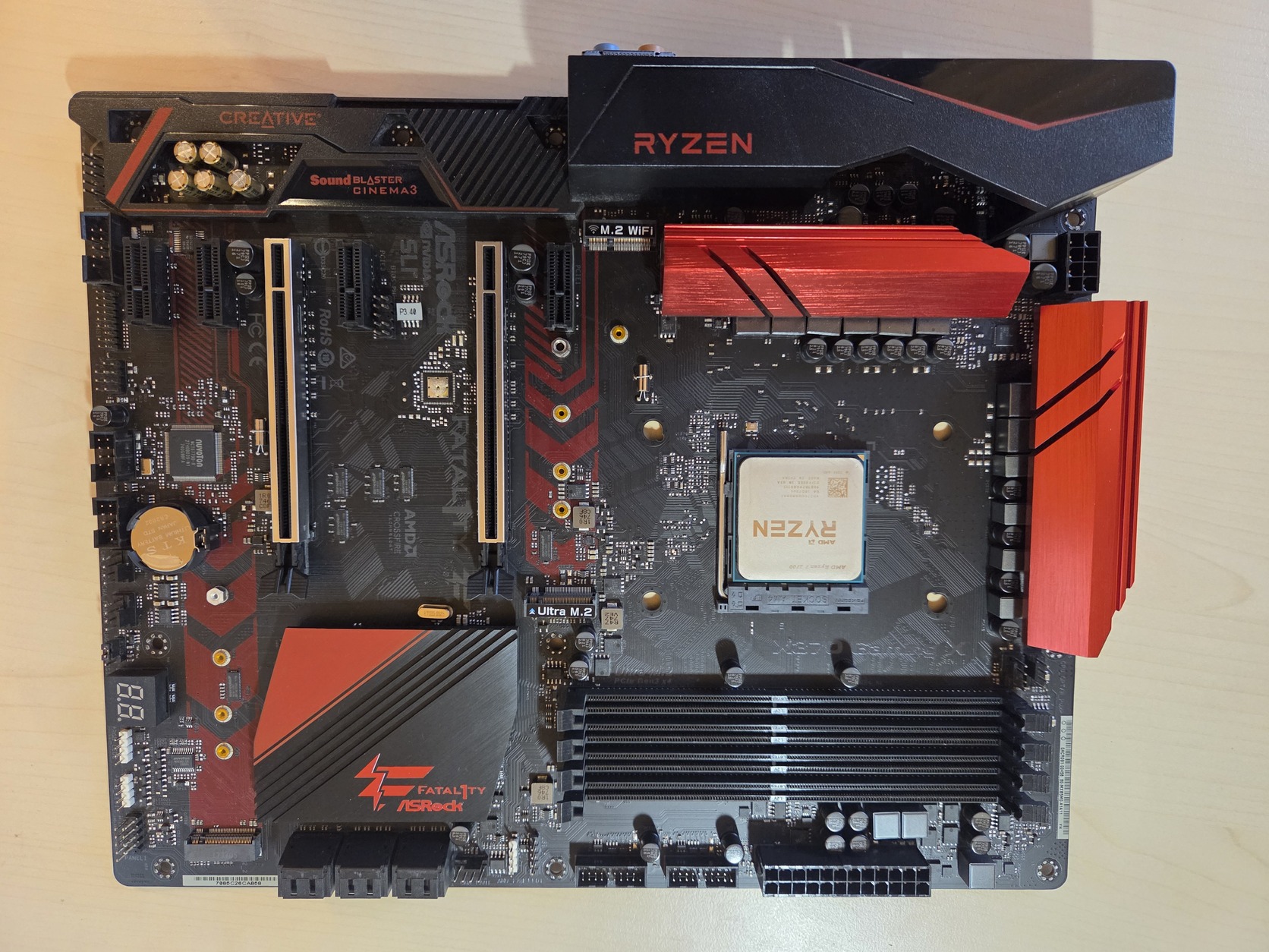 AM4 félkonfig - ASRock Fatal1ty x370 GamingX / AMD Ryzen 7 2700 ...