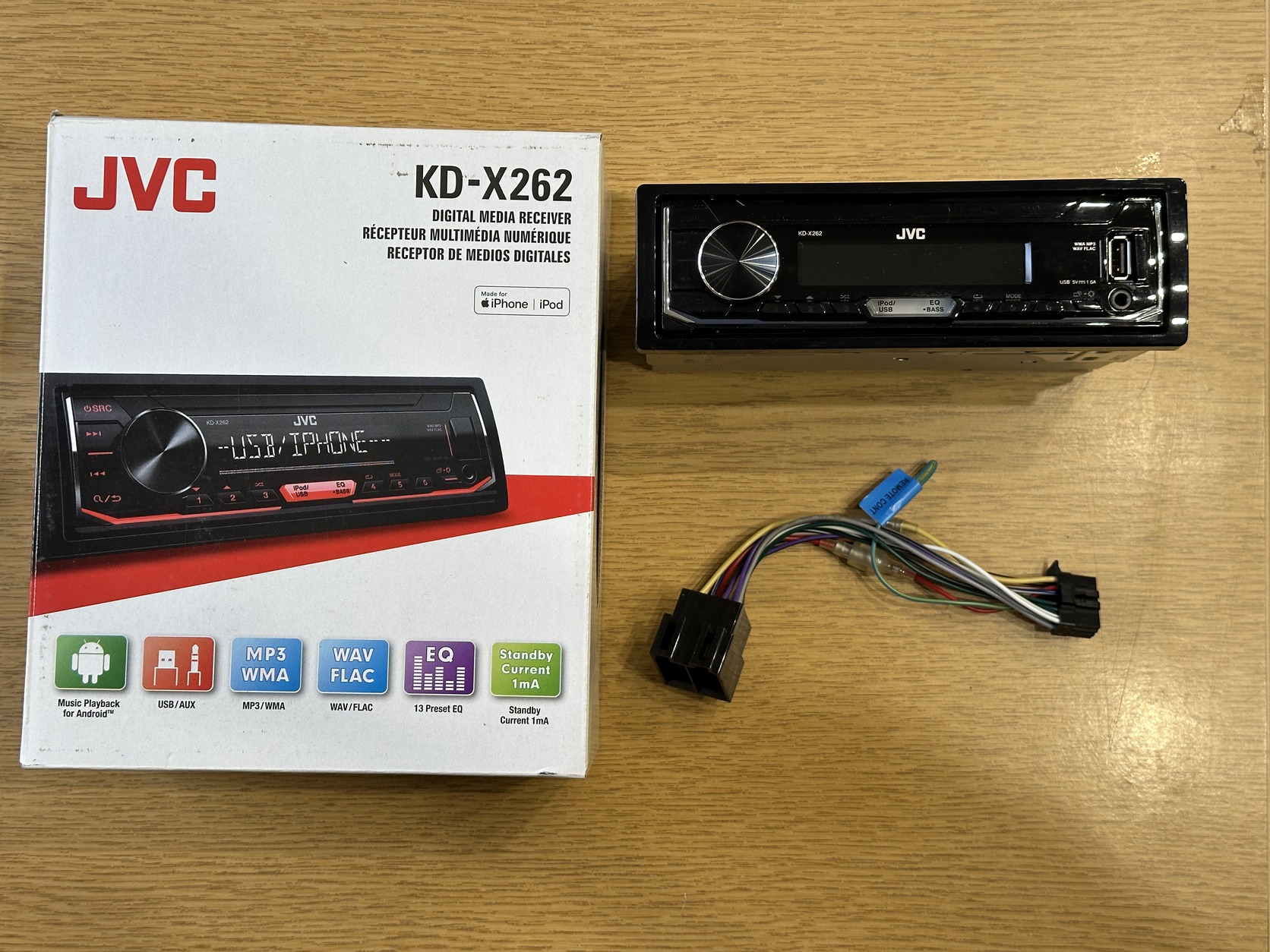 JVC KD-X262 autórádió - HardverApró