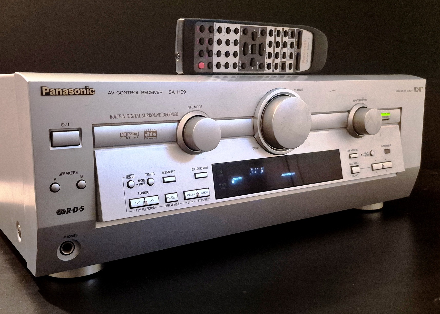 Panasonic SA-HE9, MOS-FET végfokos 5.1-es AV erősítő - HardverApró