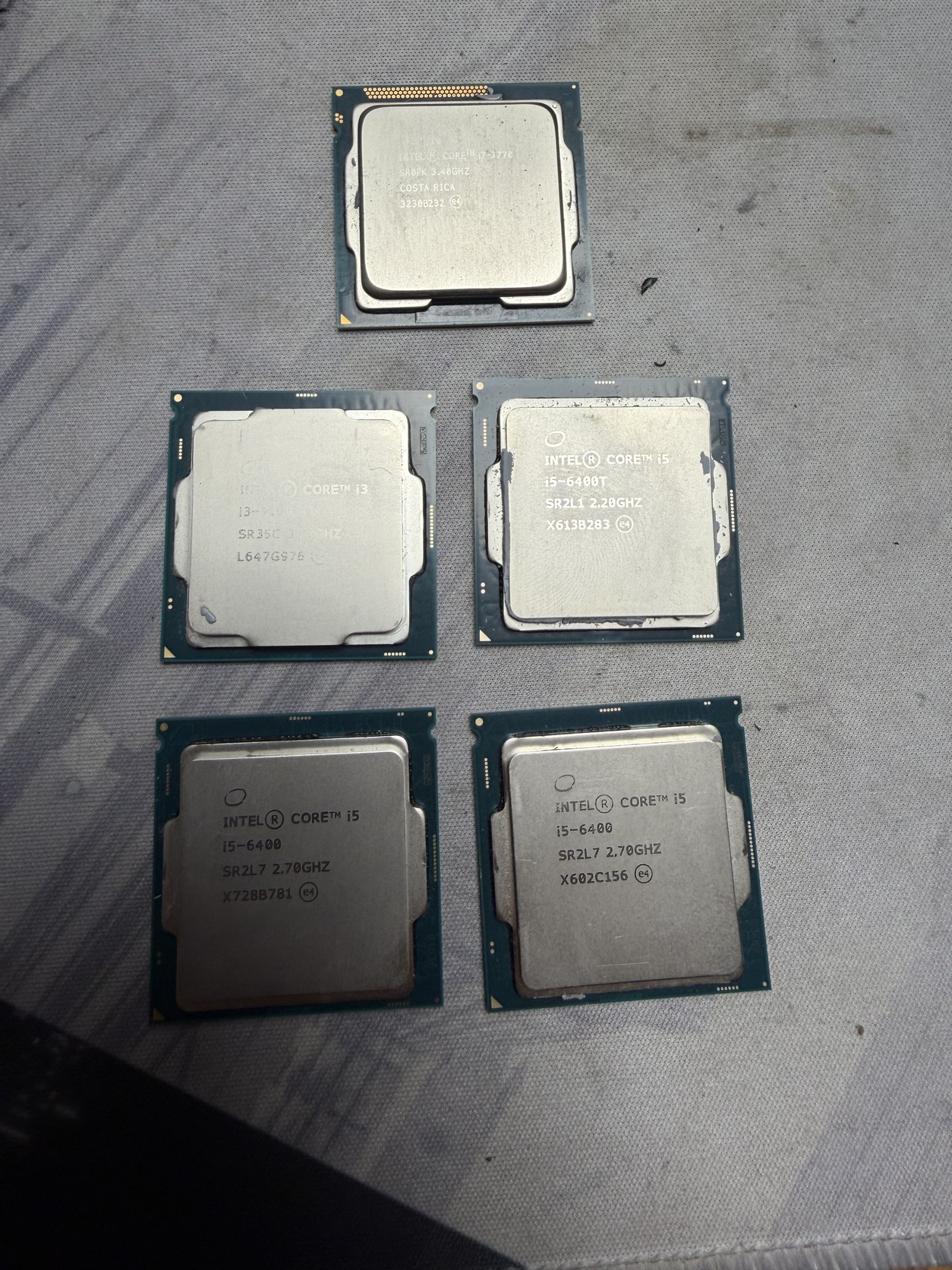 i7-3770, i5-6400-6400T, 7gen i3 processzorok - HardverApró