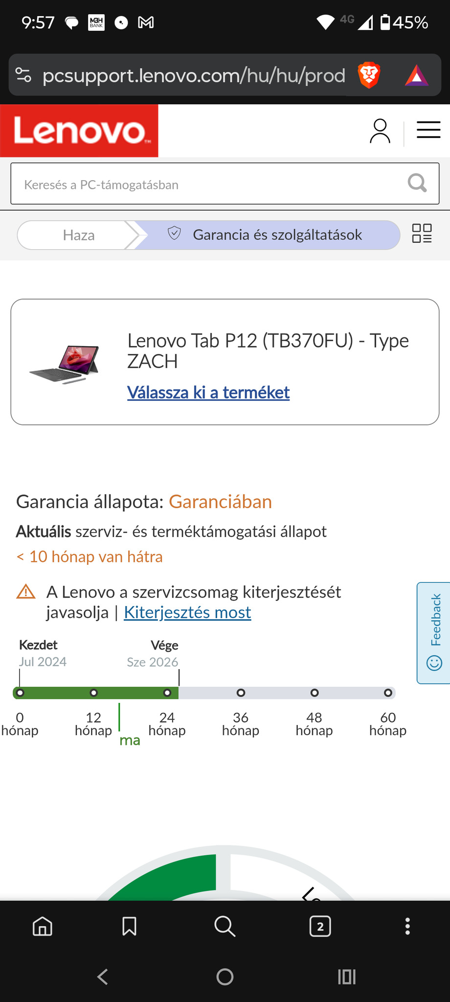 Lenovo P12 (12,7" 2,5K, 8/128) garanciás + Tab Pen Plus - HardverApró