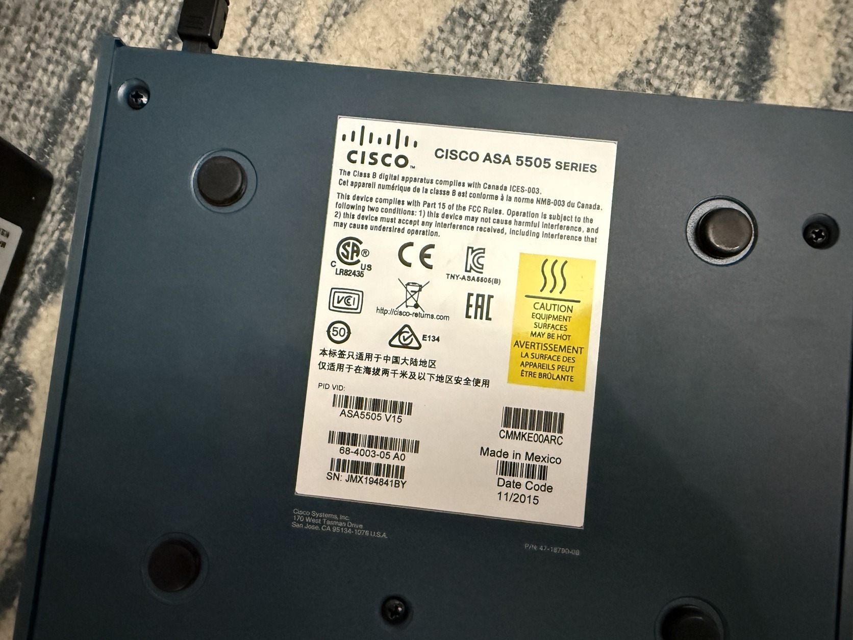 Cisco ASA 5505 tűzfal - HardverApró