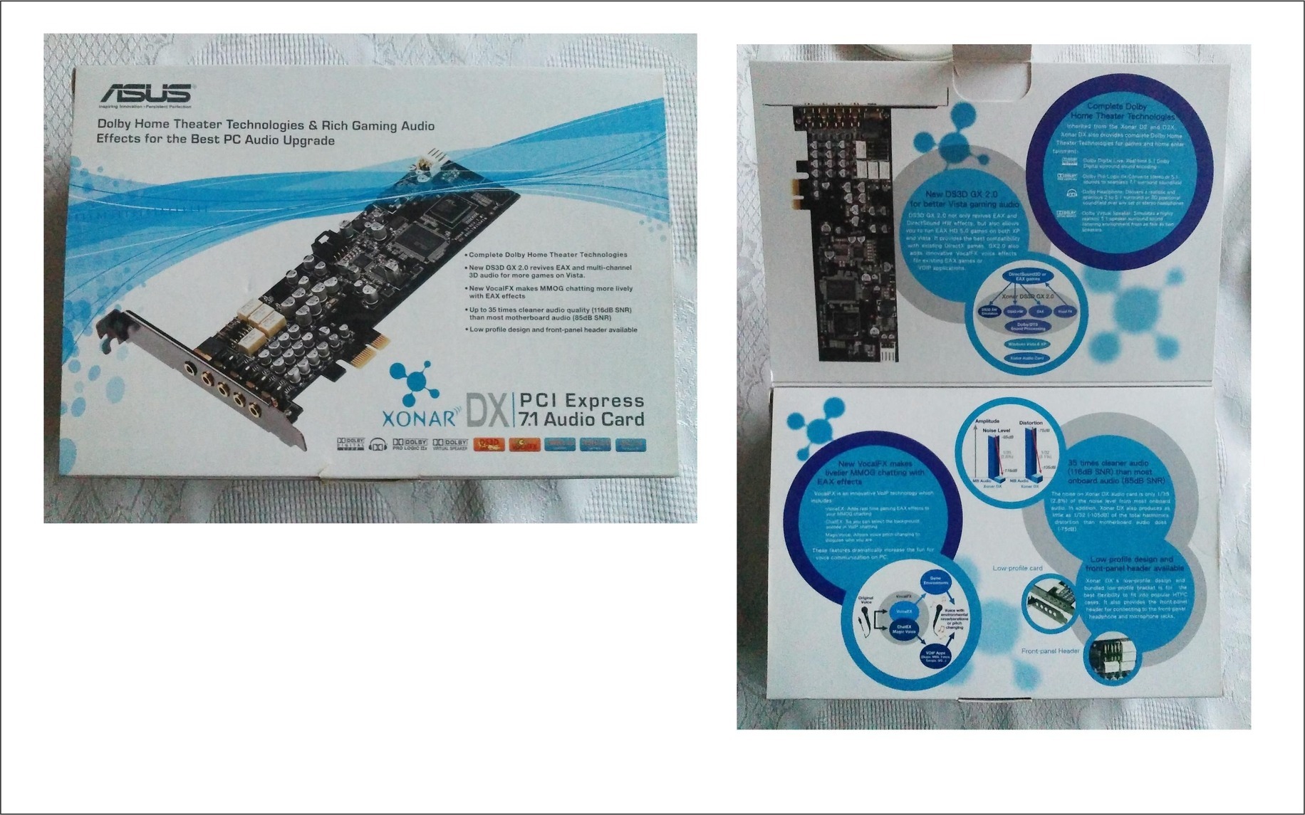 Asus Xonar DX 7.1 Hangkártya eladó - HardverApró