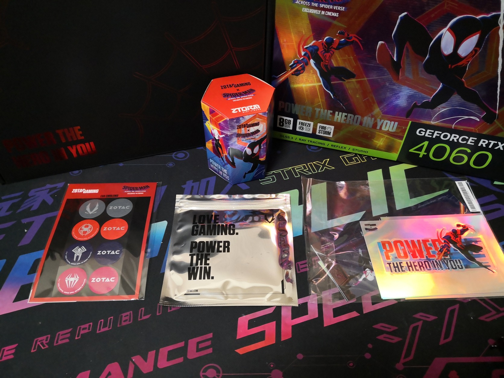 Ritka gyűjtői kiadású ZOTAC GeForce RTX 4060 8GB OC Spider-Man - számla ...