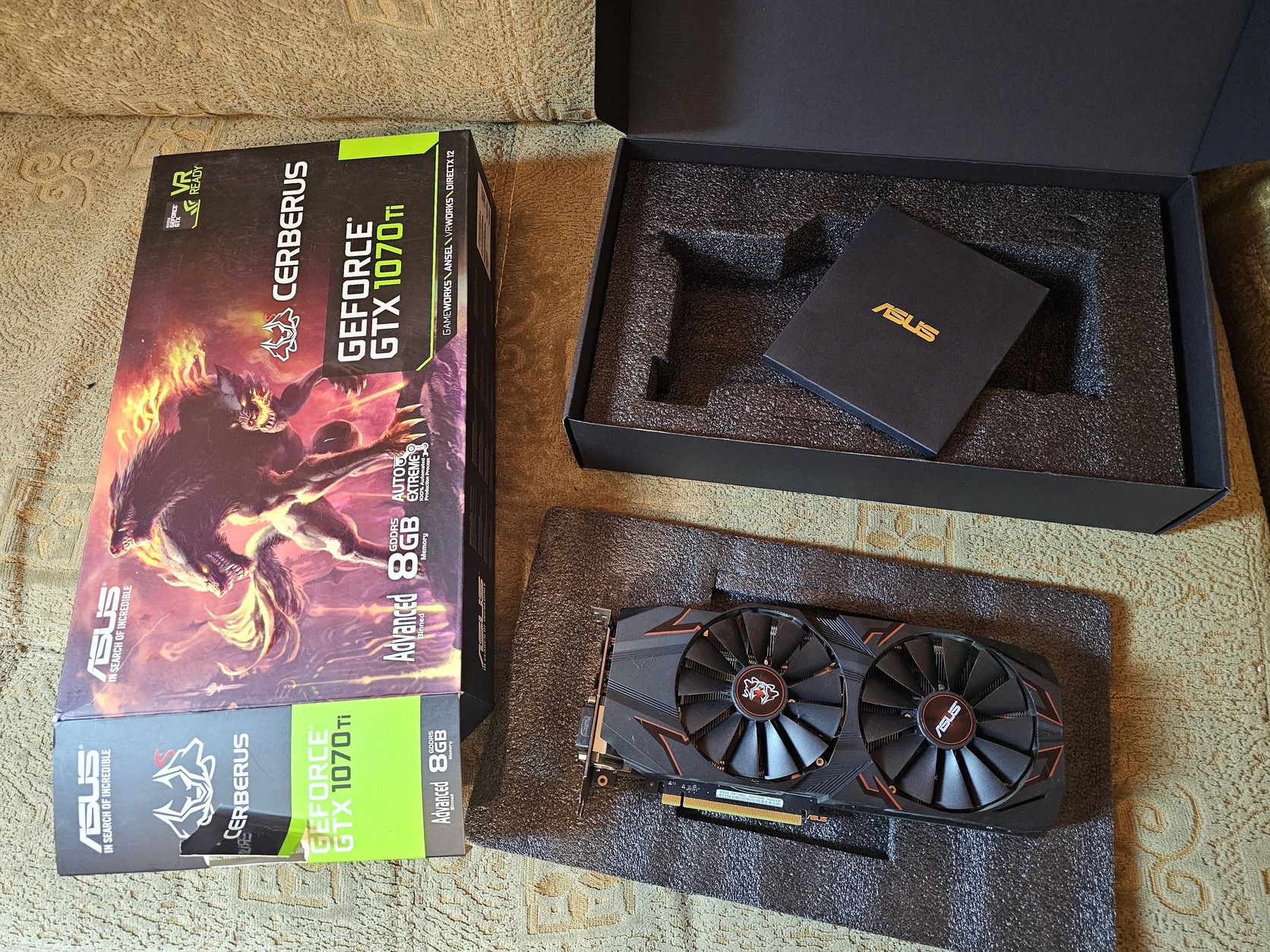 TI verzio! Asus cerberus nvidia gtx 1070 ti 8gb - HardverApró