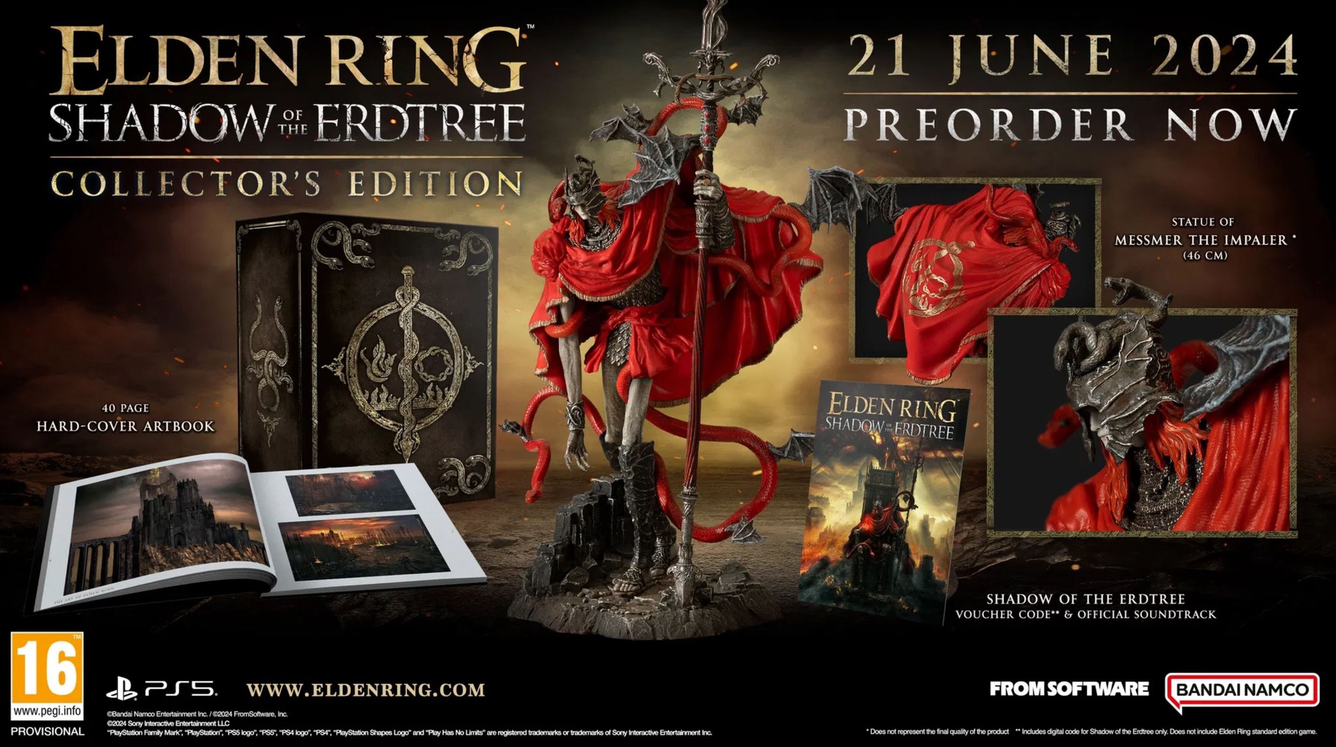 Elden Ring + Shadow of the Erdtree + Nightreign Collector's Edition PS5 ...